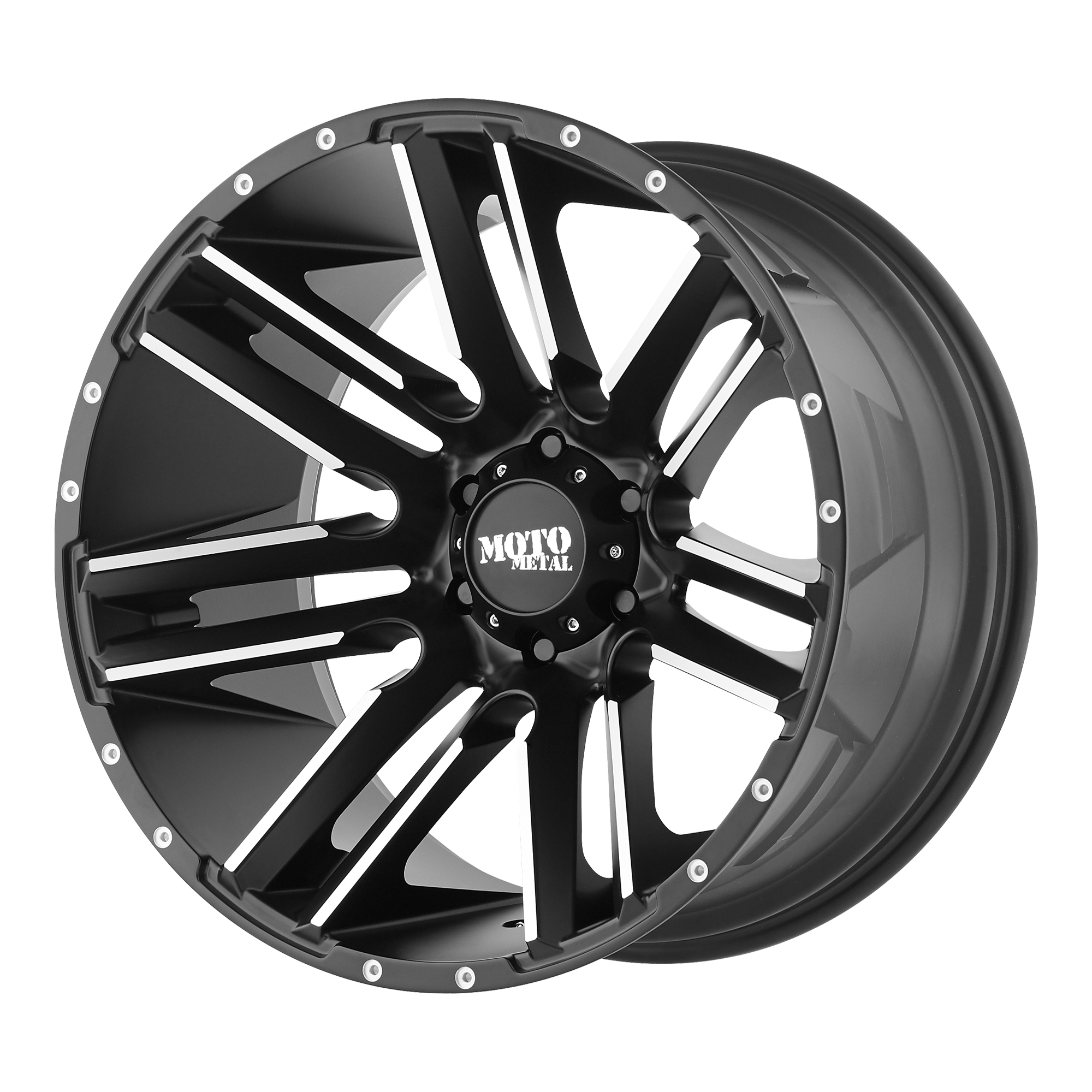 4 MOTO METAL MO978 RAZOR 20x10 Wheels Rims 8X180 BLACK MACHINED 20